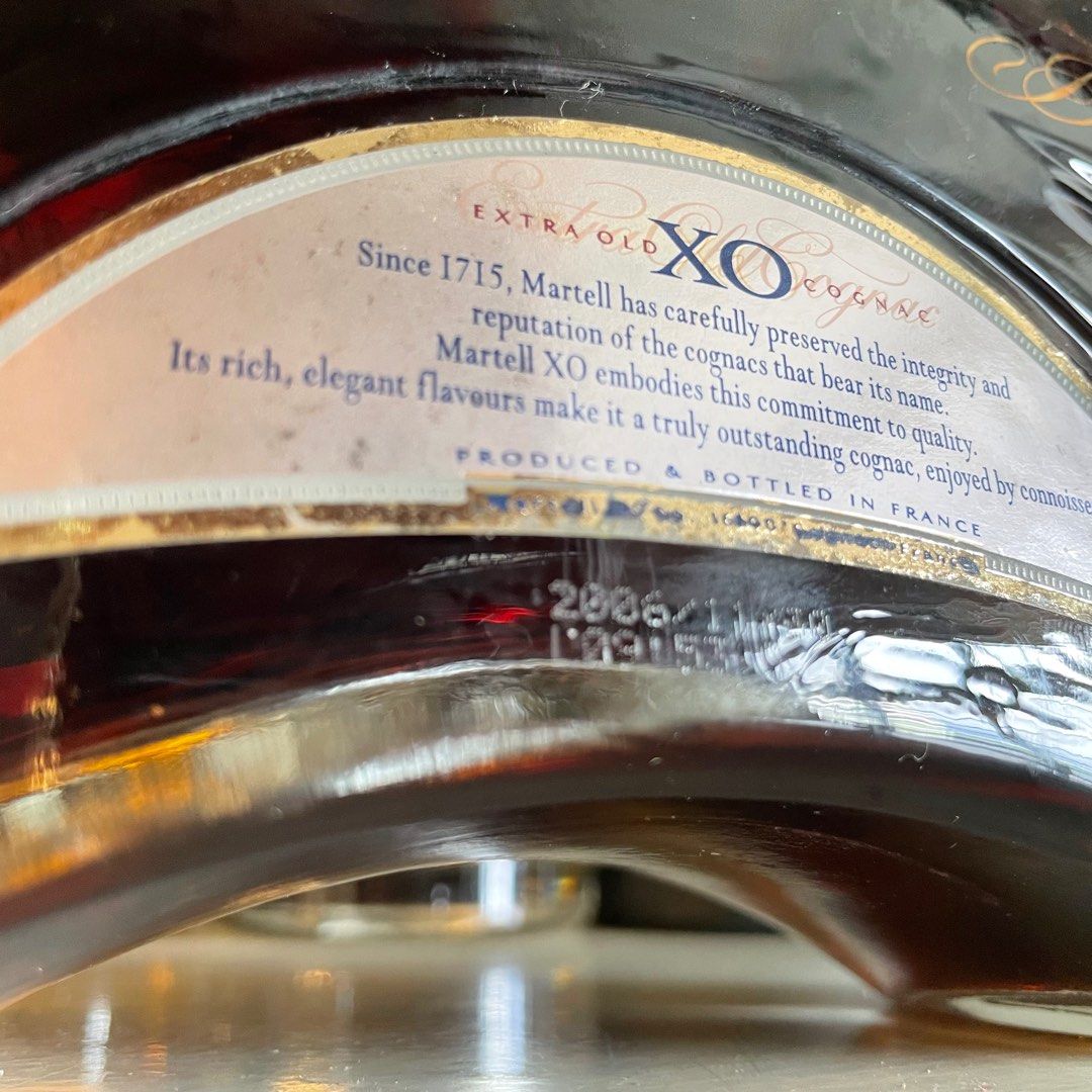1L Martell XO Cognac 2006 no box 1000ml, Food & Drinks, Beverages on ...