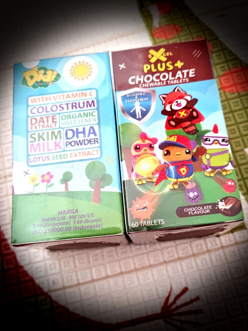 2x EXCEL PLUS+ from Excel Hana Chewable Tablets Supplements for Kids ...