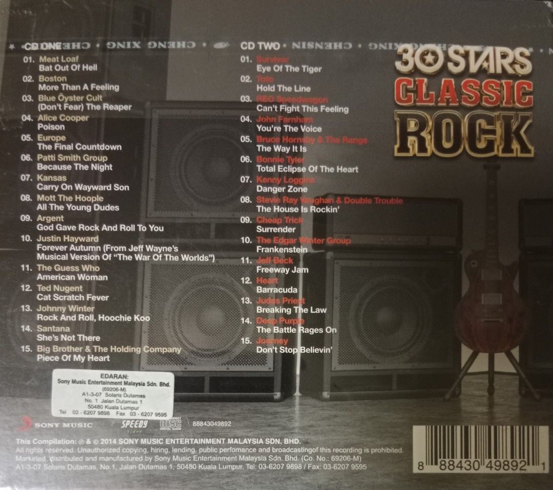 30 Stars Classic Rock, Hobbies & Toys, Music & Media, CDs & DVDs on ...
