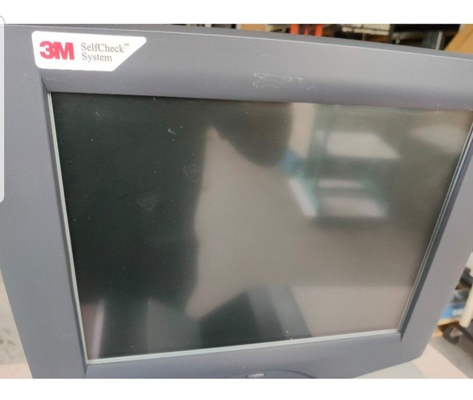 3M Self Check System With Barcode Scanner and Printer for sale @$ 100 ...