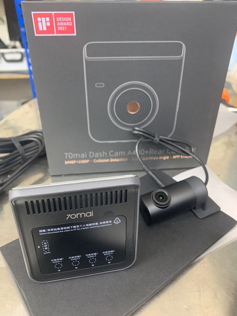 70mai 400A new front and back now have offer free SD card, Car ...