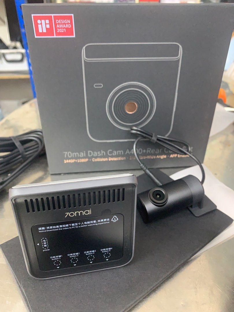 70mai 400A new front and back now have offer free SD card, Car ...