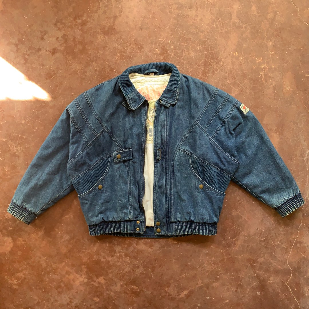 90’s Bobson Omega Marine Corps Denim Jacket, Women's Fashion, Coats ...