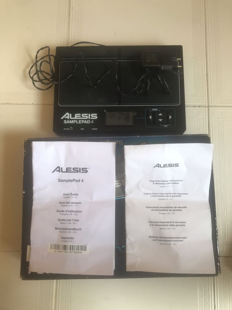 Alesis Sample Pad 4 Compact Percussion Pad, Hobbies & Toys, Music ...