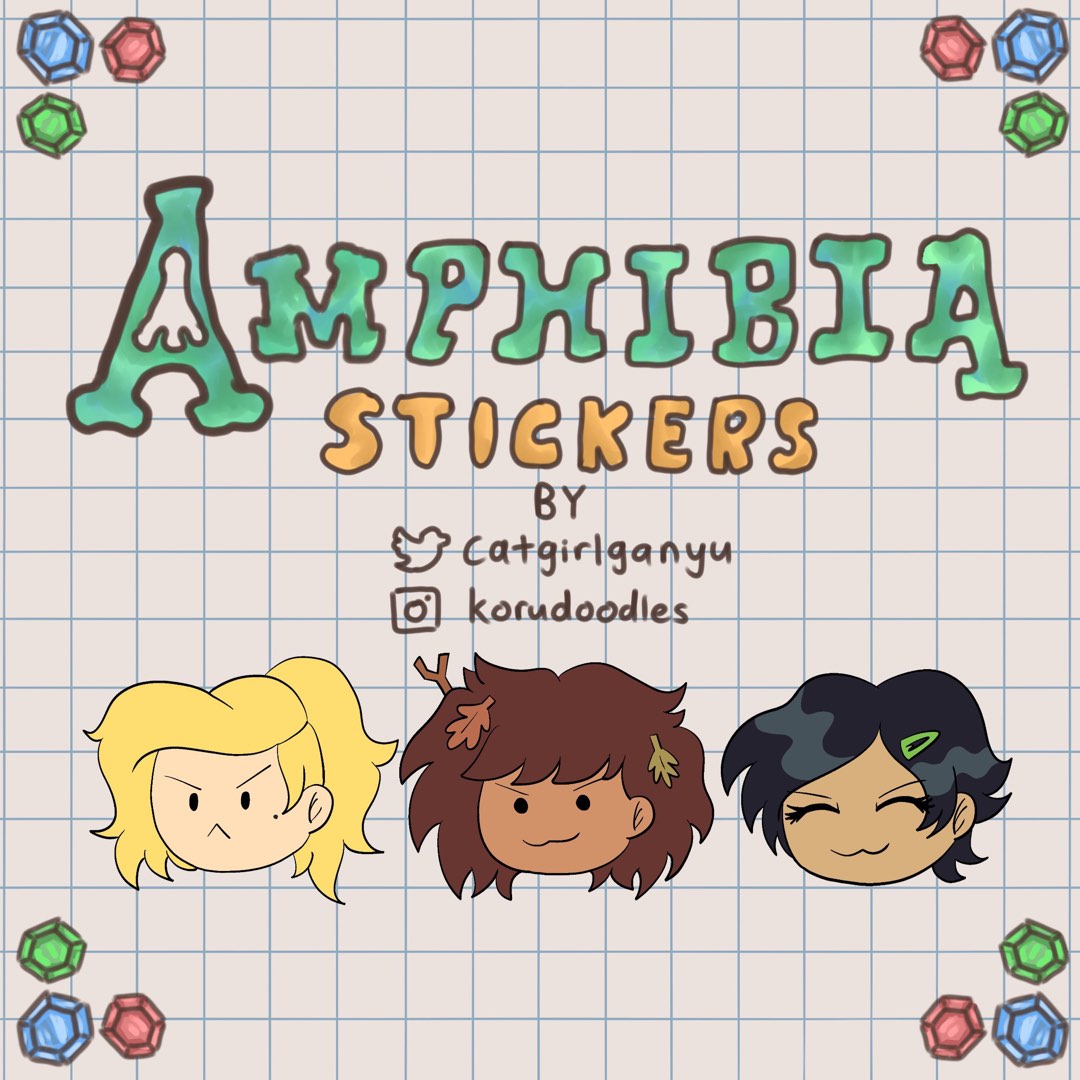 Amphibia Stickers!!, Hobbies & Toys, Memorabilia & Collectibles, Fan ...