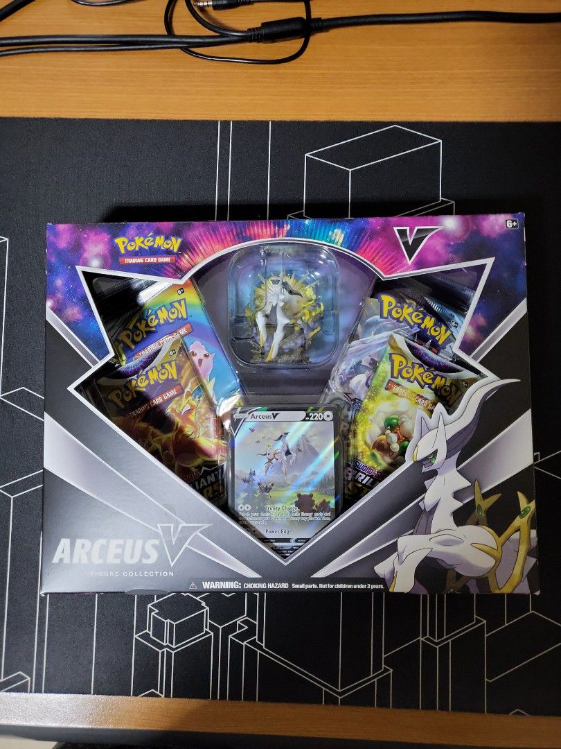 Pokemom TCG Arceus V Figure Collection Box, Hobbies & Toys, Toys ...