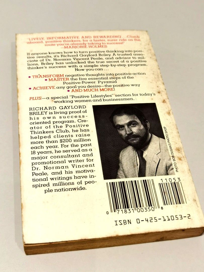 Are You Positive Five Simple Steps To Success Book By Richard Gaylord ...