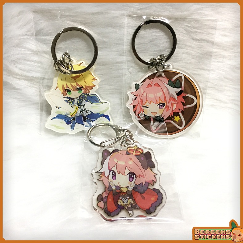 Arthur & Astolfo - Fate/Grand Order FGO - Acrylic keychain strap ...