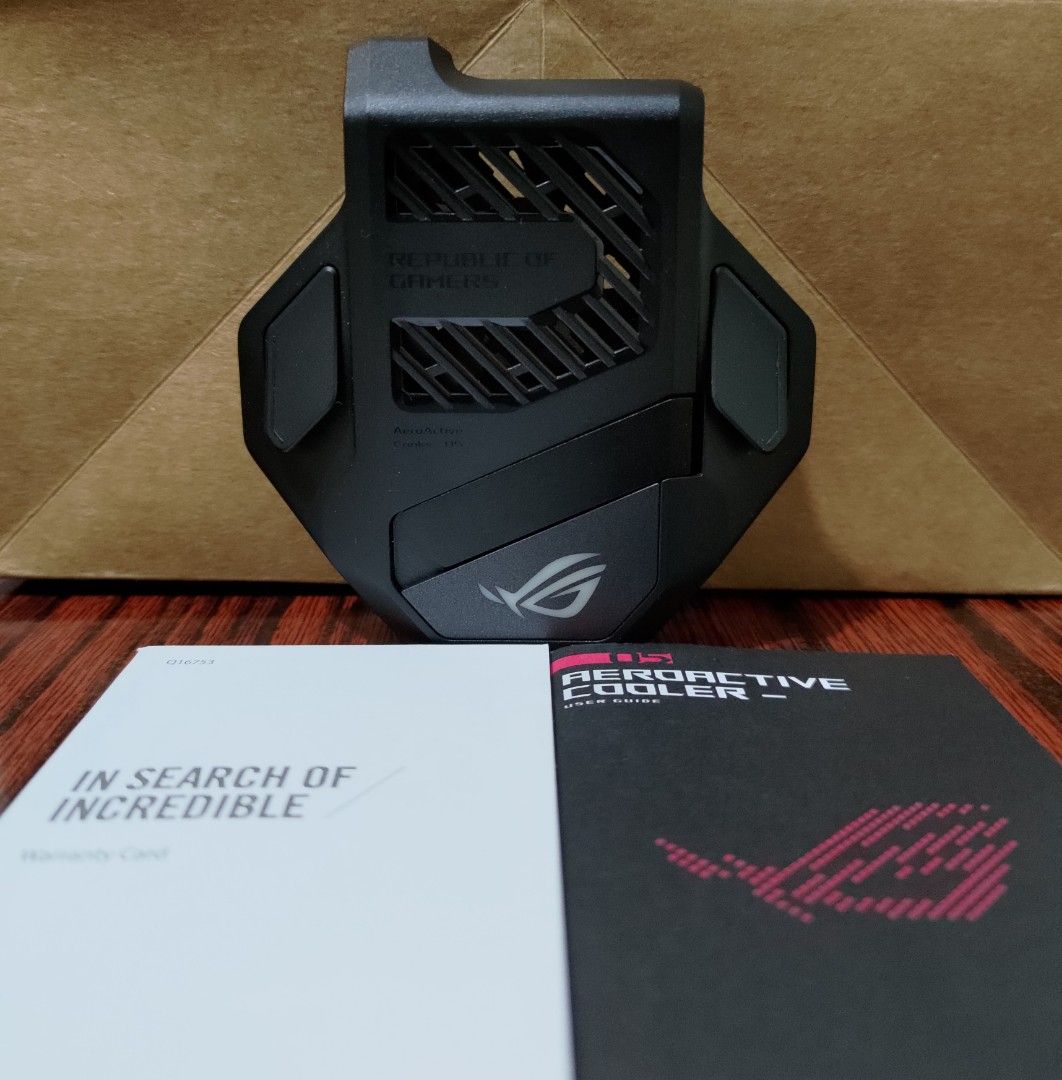 Asus 華碩 AeroActive Cooler 5 ROG Phone 5系列 散熱風扇, 手提電話, 電話及其他裝置配件, 其他電子周邊 ...
