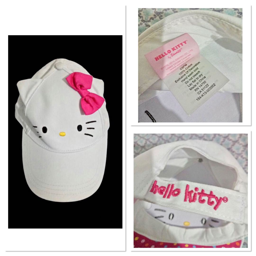 Authentic Hello Kitty cap, Babies & Kids, Babies & Kids Fashion on ...