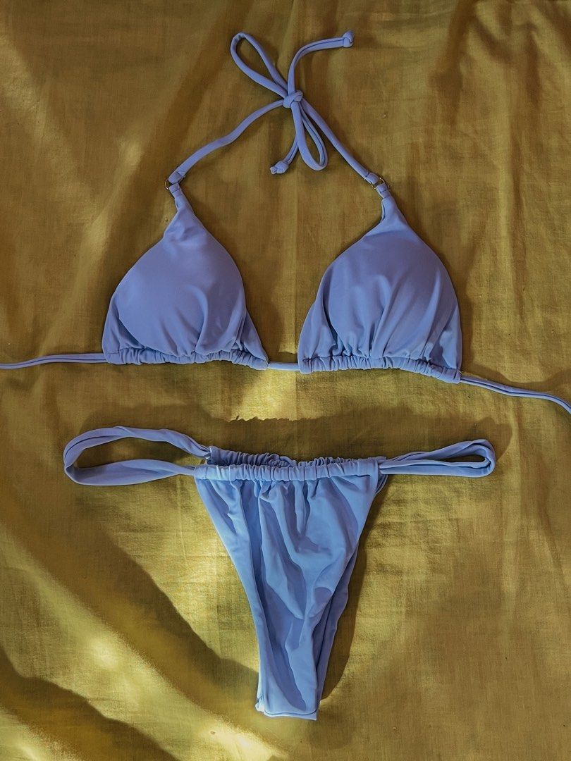 Baby Blue Bikini, Women's Fashion, Swimwear, Bikinis & Swimsuits on ...