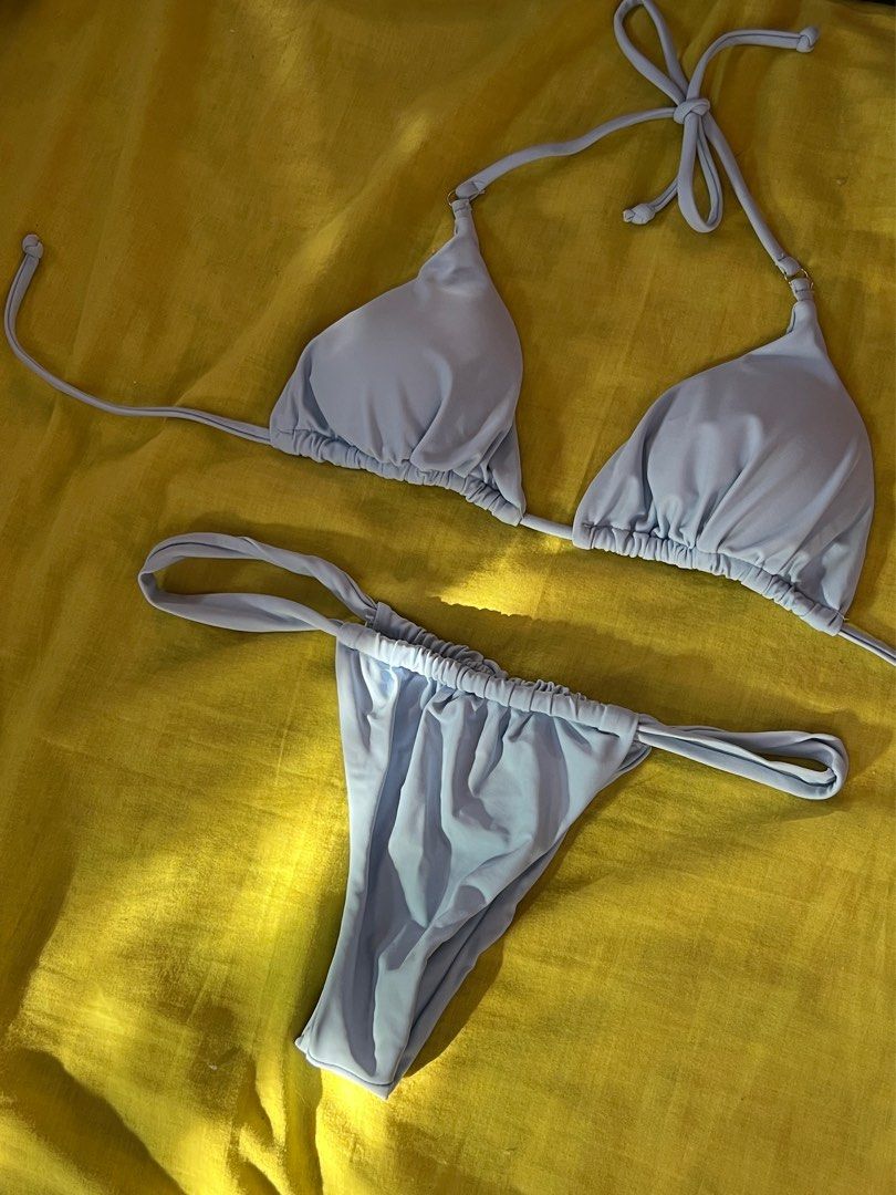 Baby Blue Bikini, Women's Fashion, Swimwear, Bikinis & Swimsuits on ...