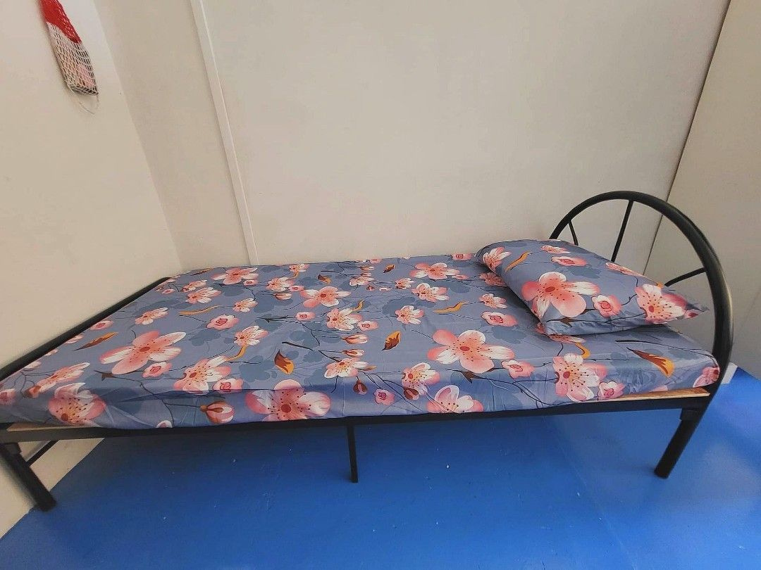 Barnd new single bed frame with free delivery, Furniture & Home Living ...