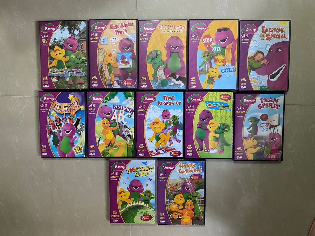 Barney DVD, 興趣及遊戲, 音樂、樂器 & 配件, 音樂與媒體 - CD 及 DVD - Carousell