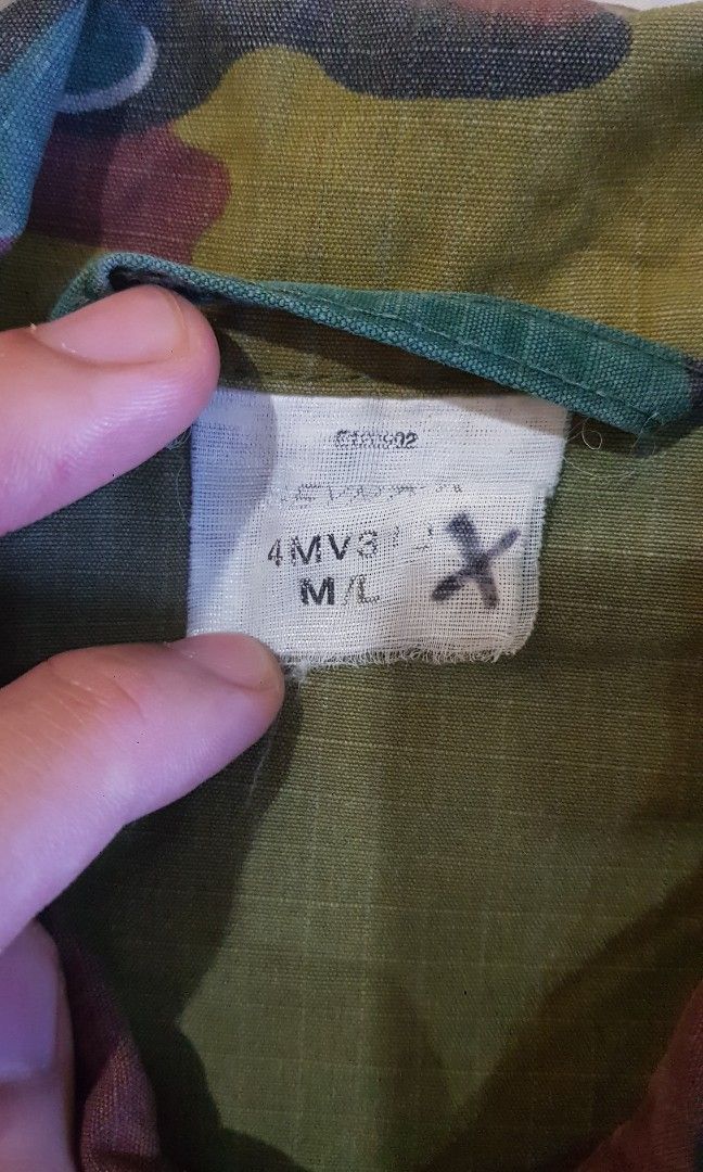 Belgian Military Jigsaw Camouflage Coat, Men's Fashion, Coats, Jackets ...