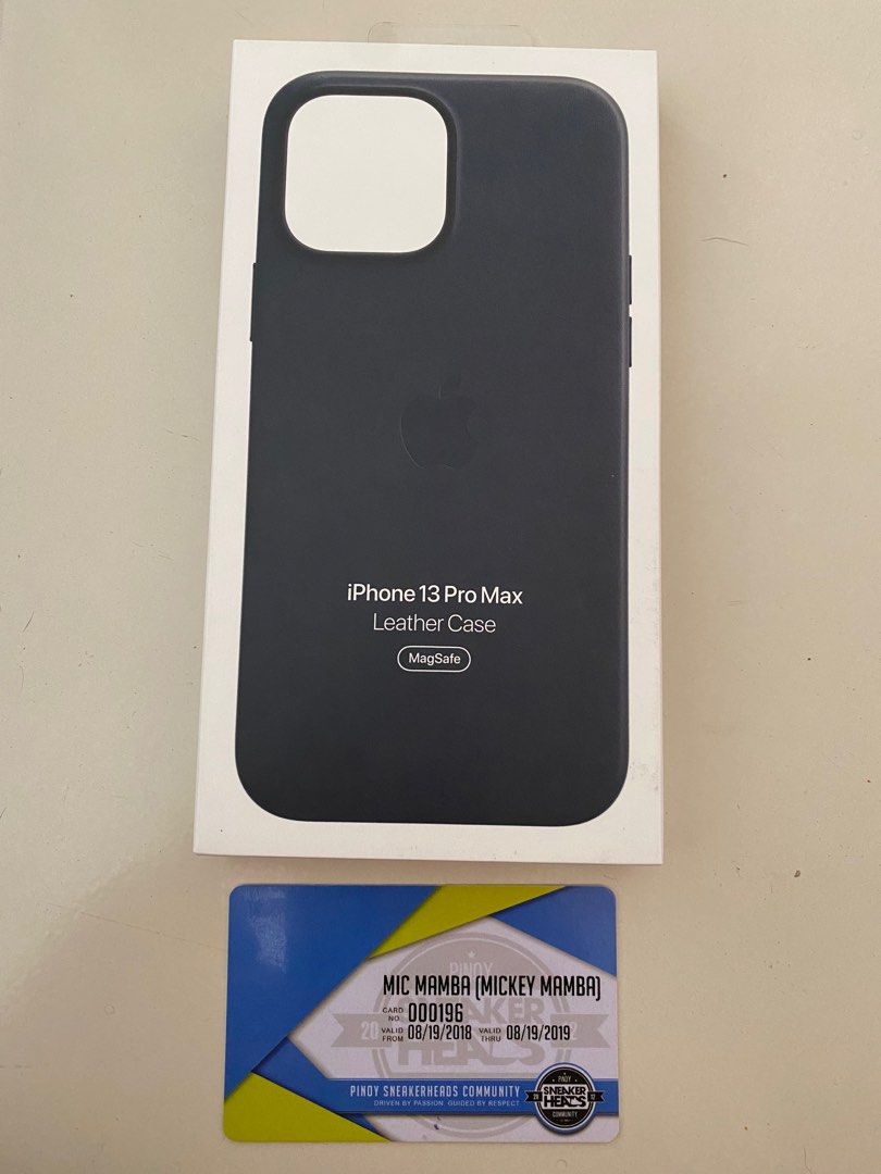 Below SRP Apple iPhone 13 Pro Max Offical MagSafe Midnight Leather Case ...