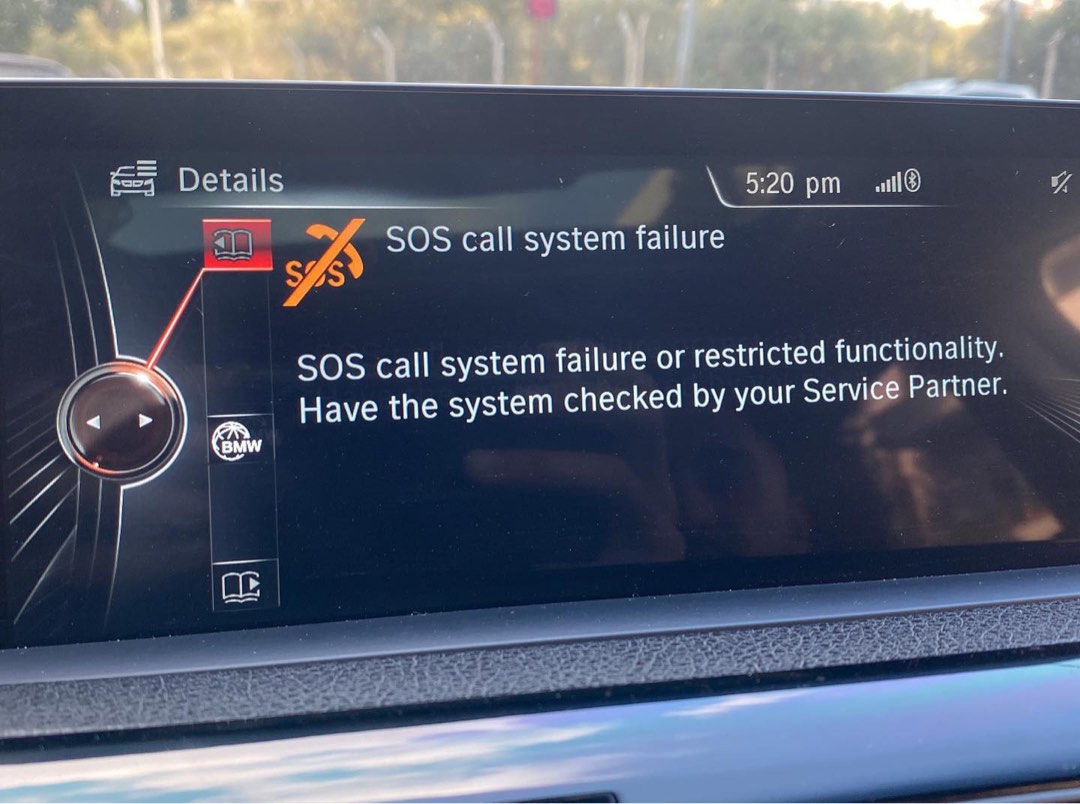 BMW SOS 呼叫系統故障, 汽車配件, 電子配件 - Carousell