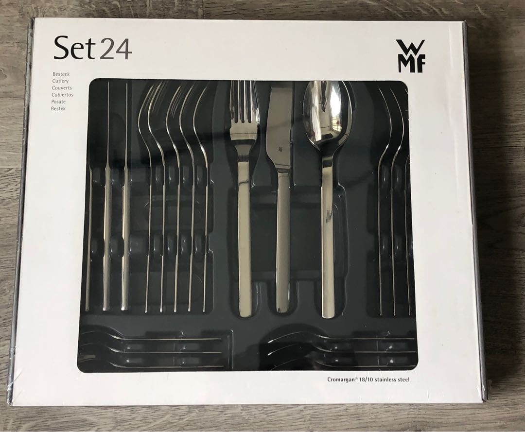 BNIB-German Brand WMF Dune Cutlery Set of 24 with Quality & Reliability ...