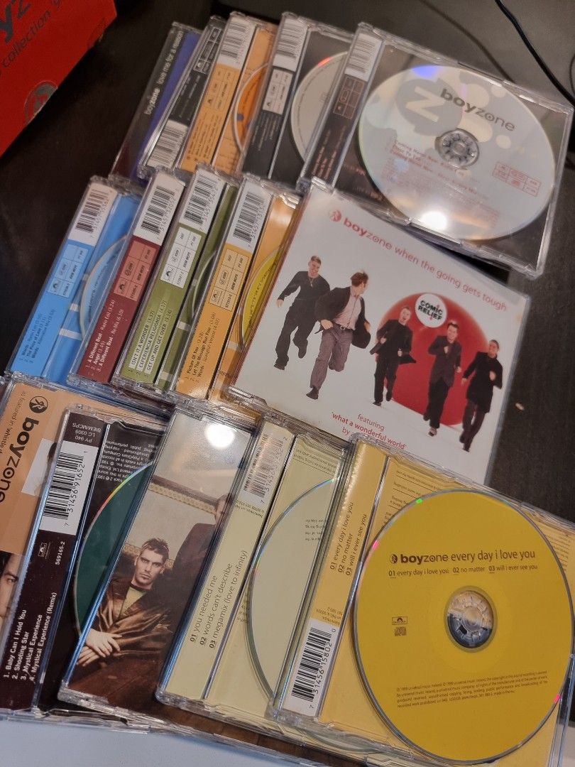 BOYZONE RARE THE CD SINGLES COLLECTION '94 - '99 BOXSET LIMITED EDITION ...