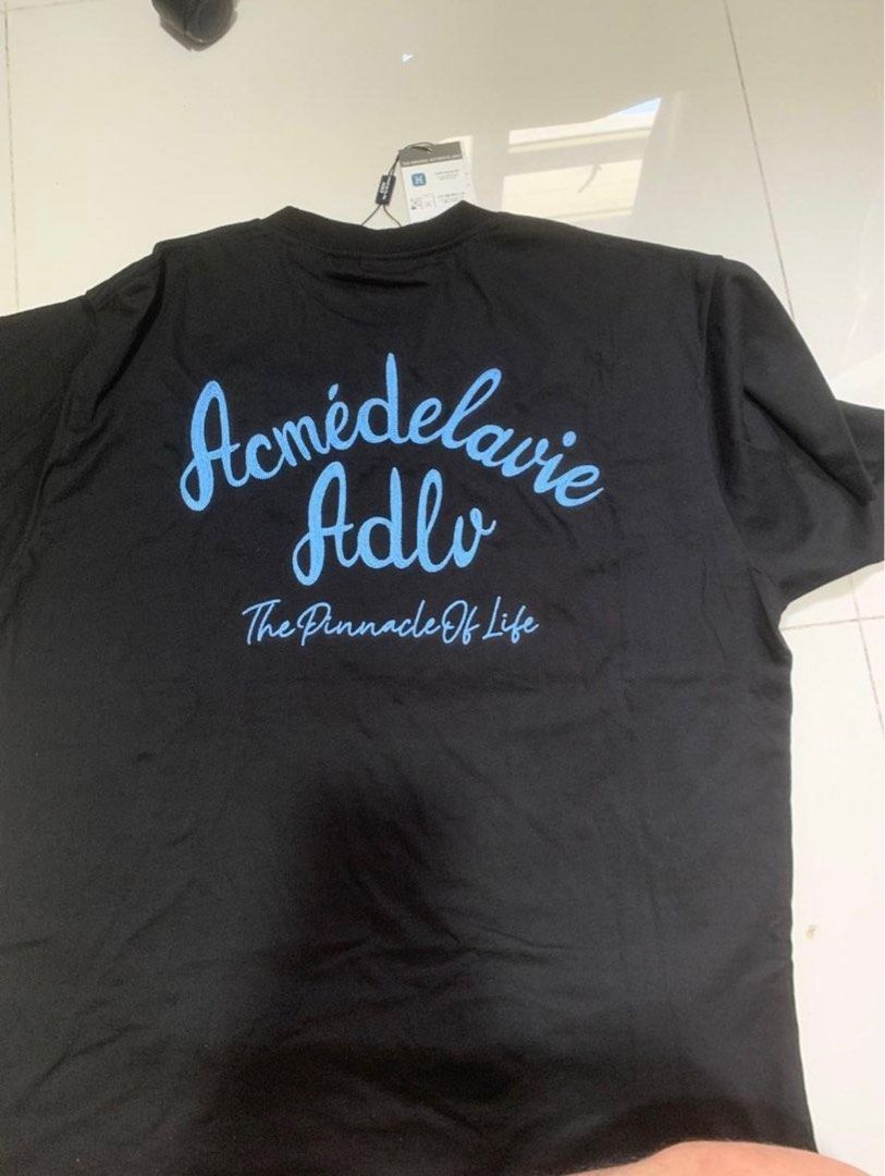 [BRAND NEW] ADLV - ADLV EMBROIDERED SCRIPT FONT LOGO T-SHIRT with tag ...