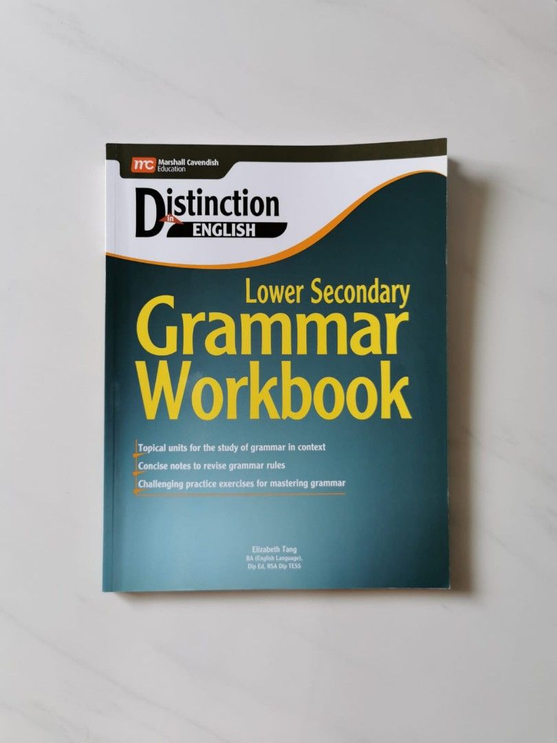 BRAND NEW Lower secondary english grammar workbook secondary 1 ...