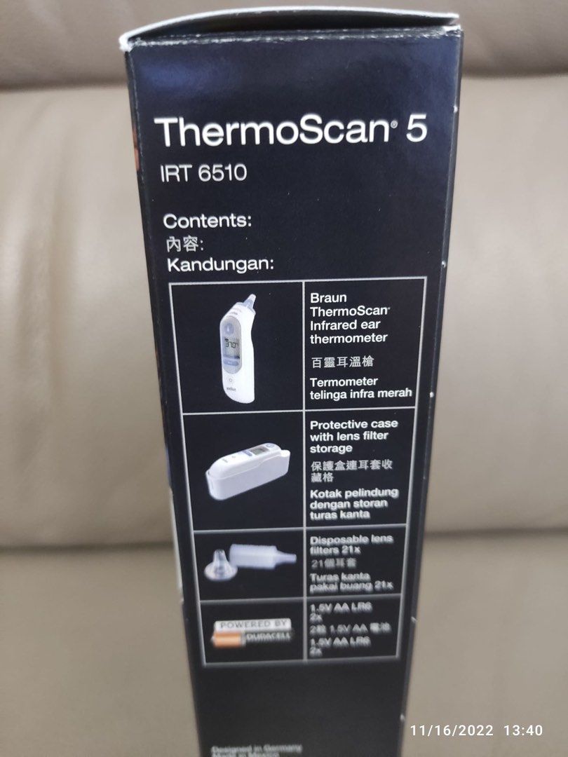 Braun thermometer, Health & Nutrition, Thermometers on Carousell