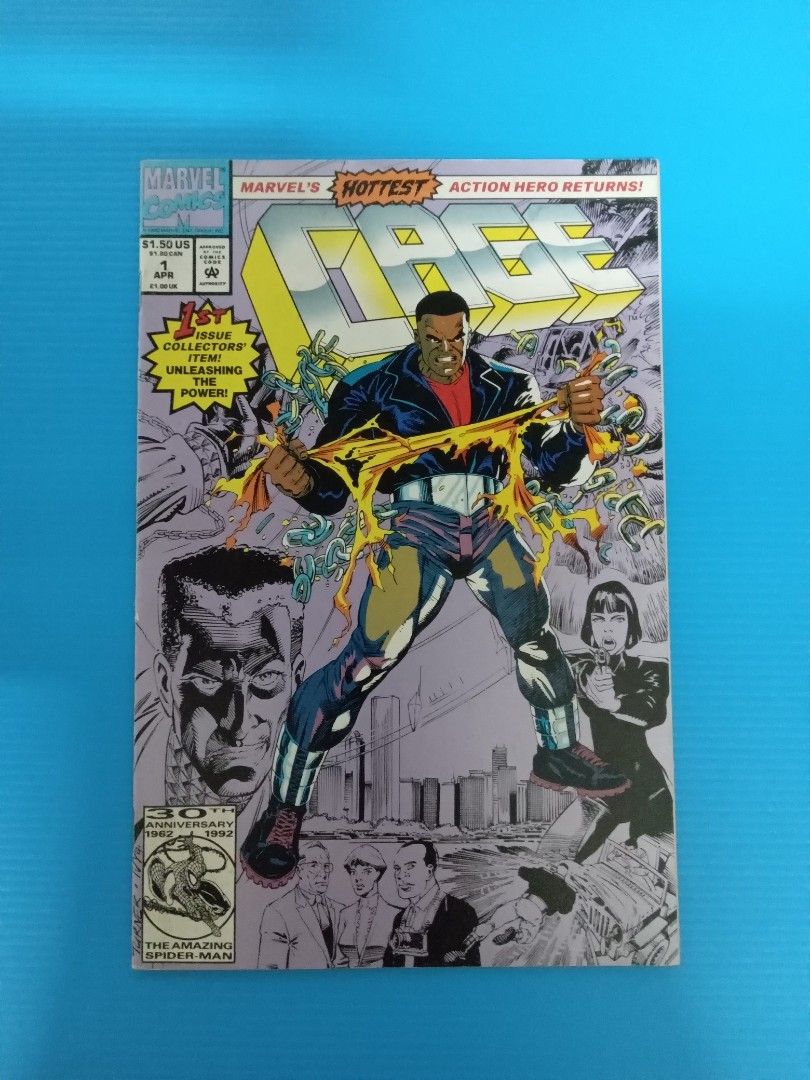 Cage #1 ( Dwayne Turner - Cover Art ) Marvel Comics, Purple Metallic ...