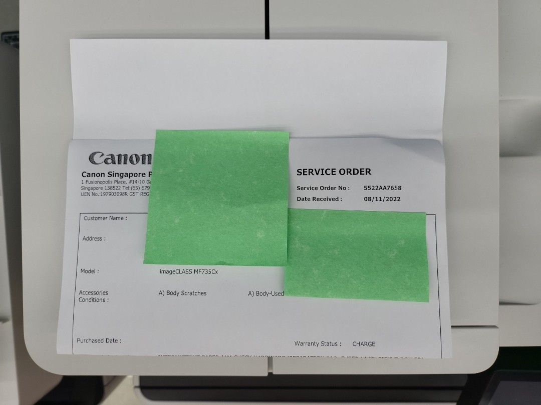 CANON MF735CX MULTI LASER PRINTER, Computers & Tech, Printers, Scanners ...