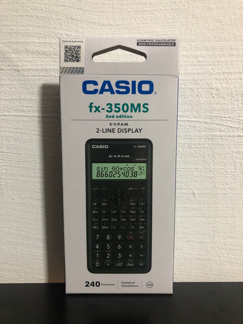 CASIO fx-350MS 2nd edition, Mobile Phones & Gadgets, Other Gadgets on ...