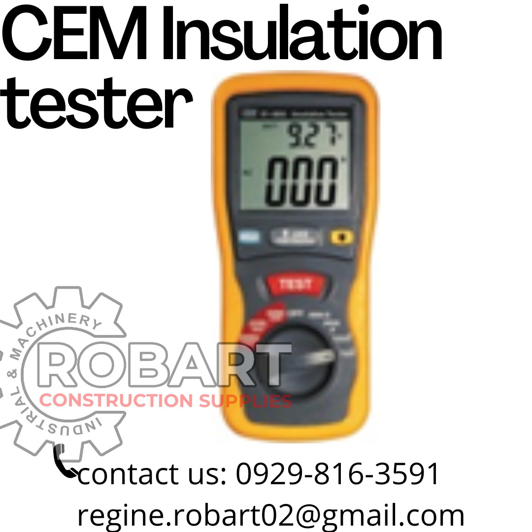 CEM Insulation tester, Commercial & Industrial, Construction Tools ...