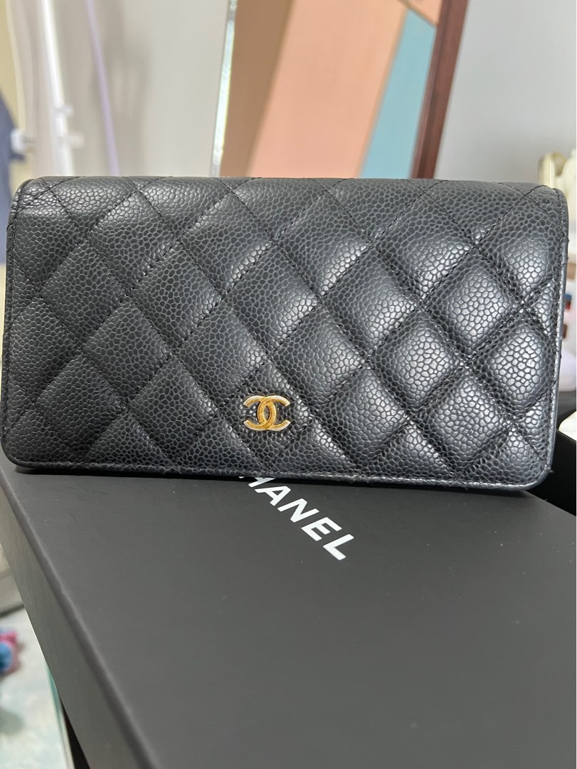 CHANEL classic long wallet, Luxury, Bags & Wallets on Carousell