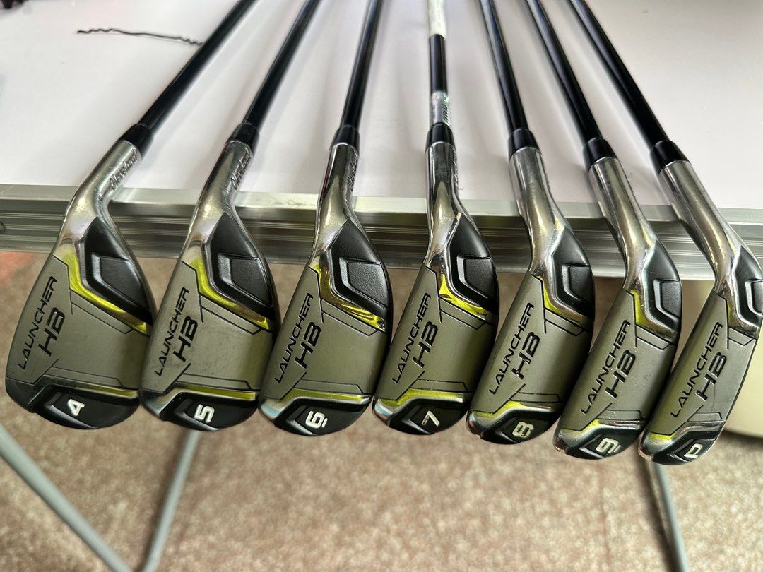 Cleveland Launcher HB Turbo irons set regular 4-p graphite shaft ...