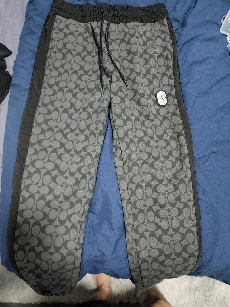 Coach signature joggers, Men's Fashion, Bottoms, Joggers on Carousell