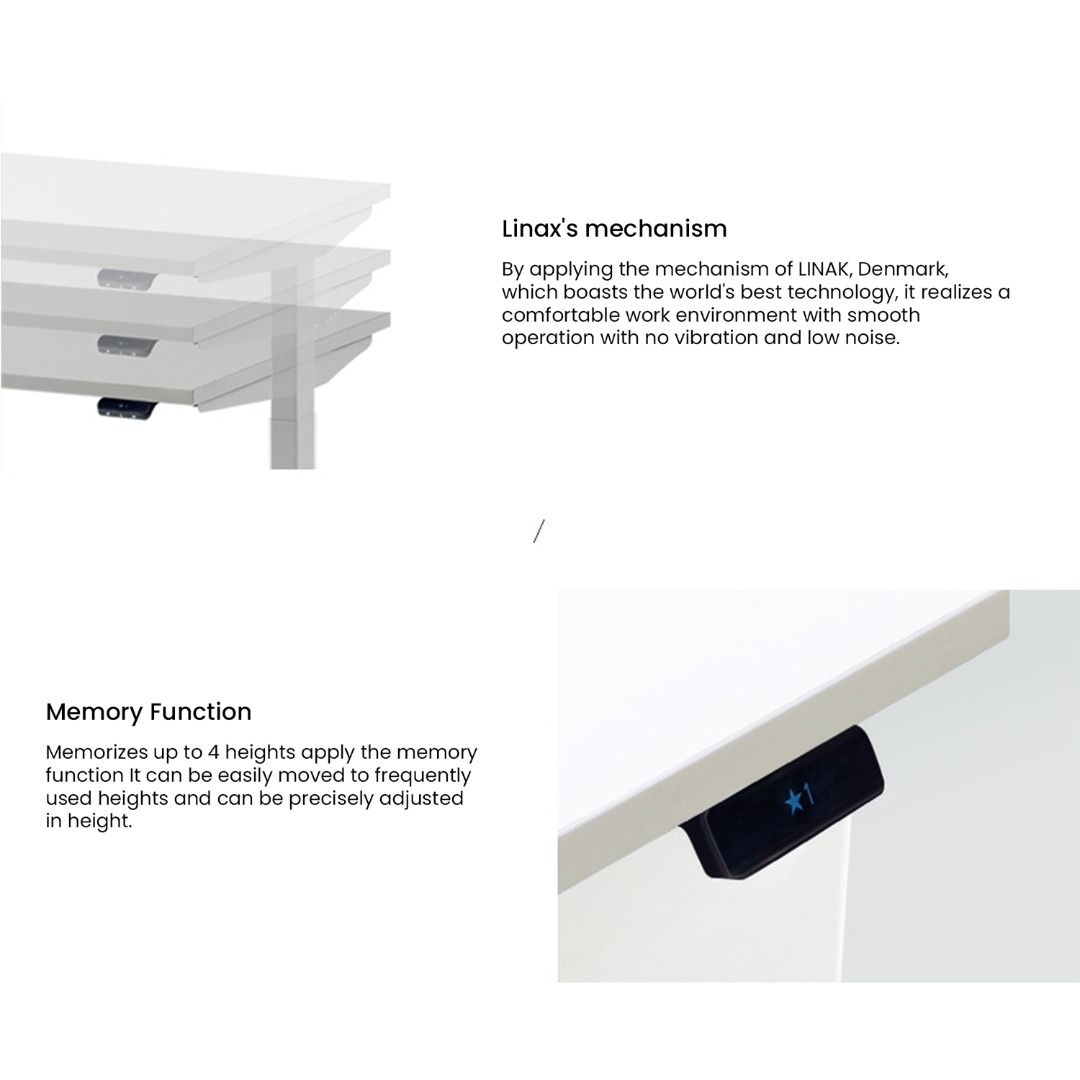 Coas Desk HILO DL5 Desk (two-way cover/control box not included ...