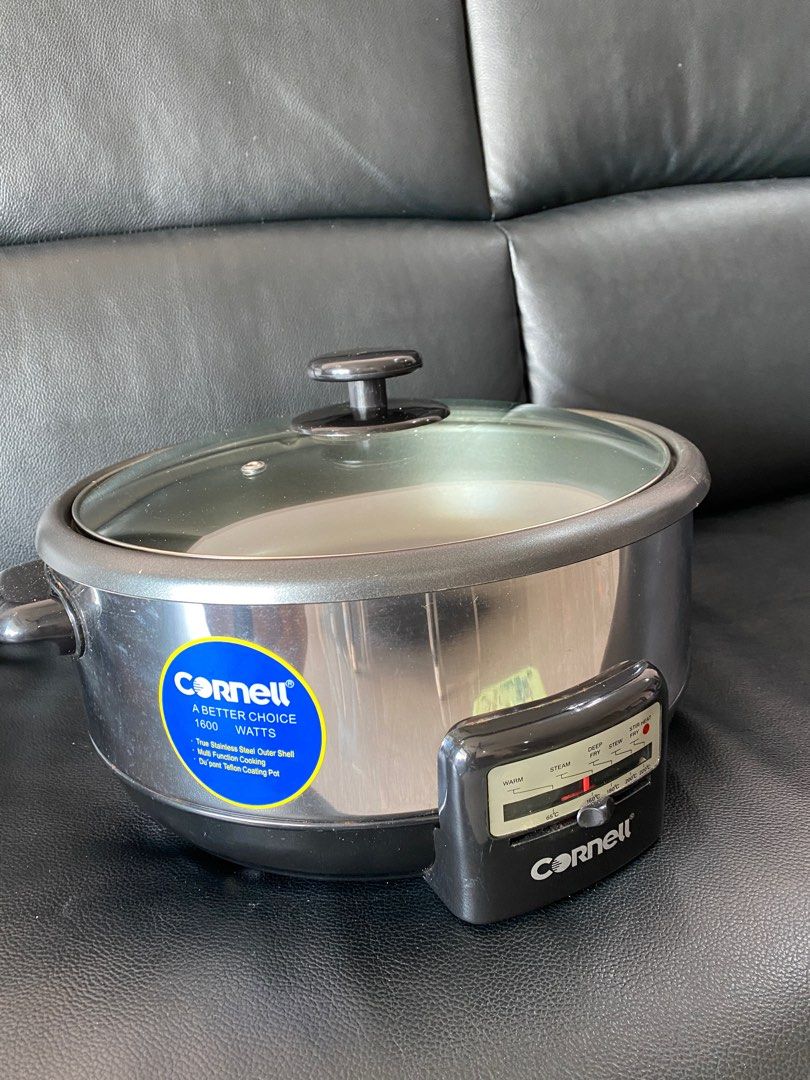 Cornell cooking pot with Teflon coating, Furniture & Home Living ...