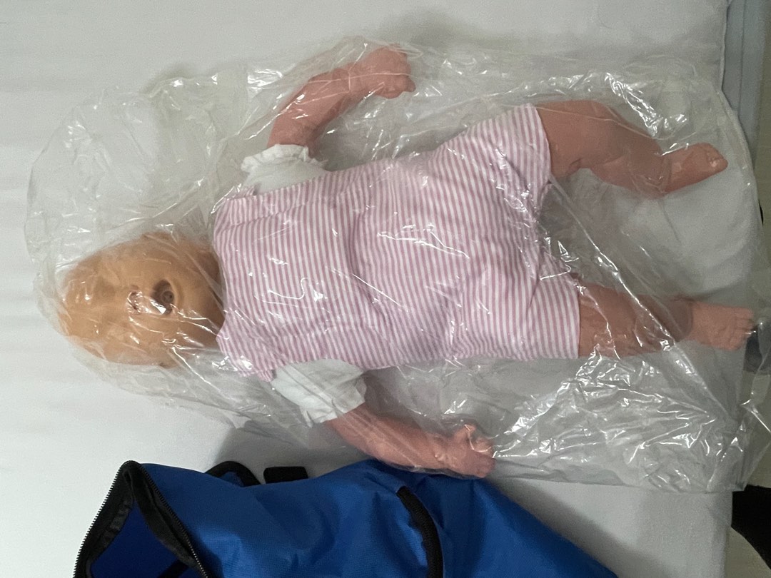 CPR baby model training kit with case, Health & Nutrition, Medical ...