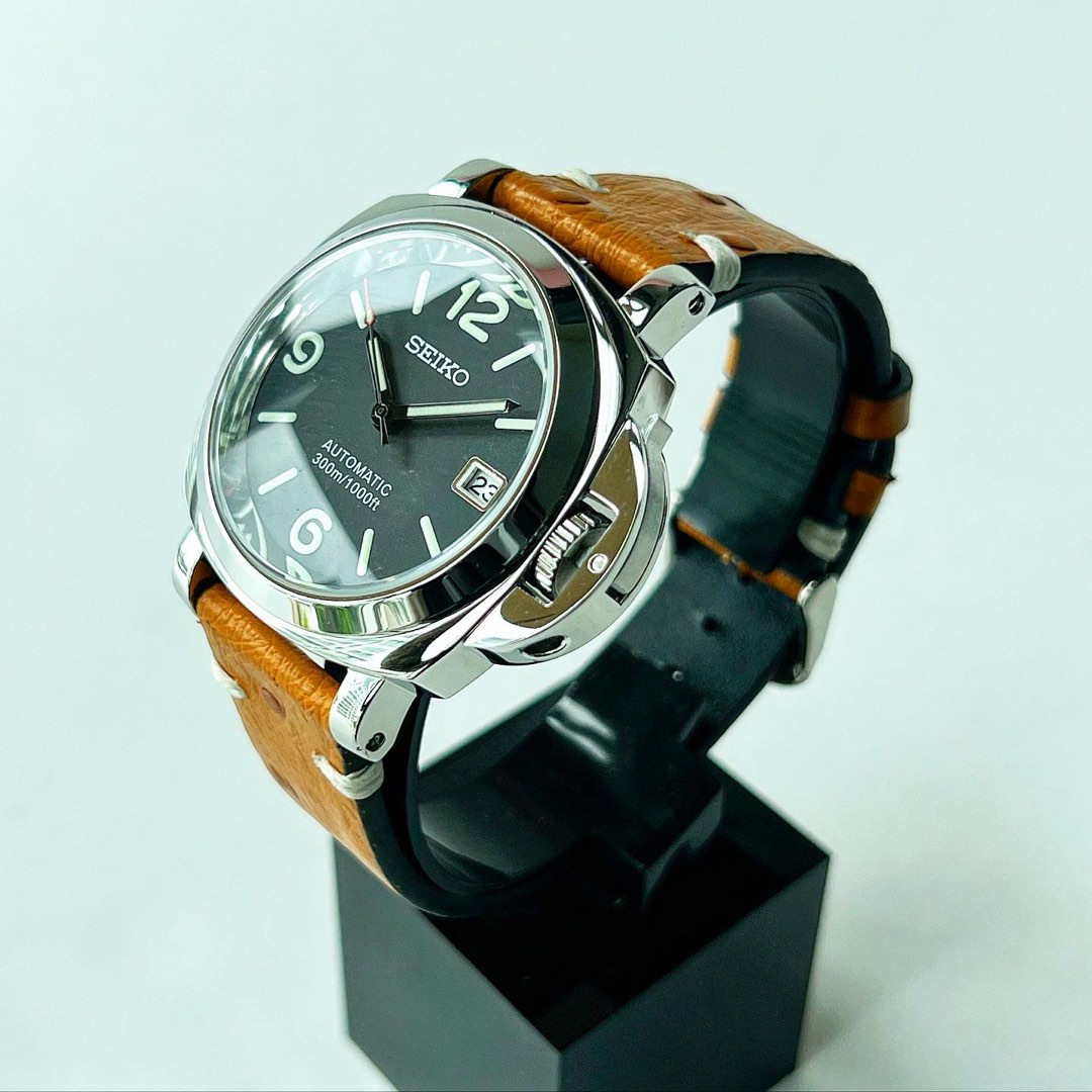 Custom Seiko Mod 40mm Black PAM v3, Men's Fashion, Watches ...