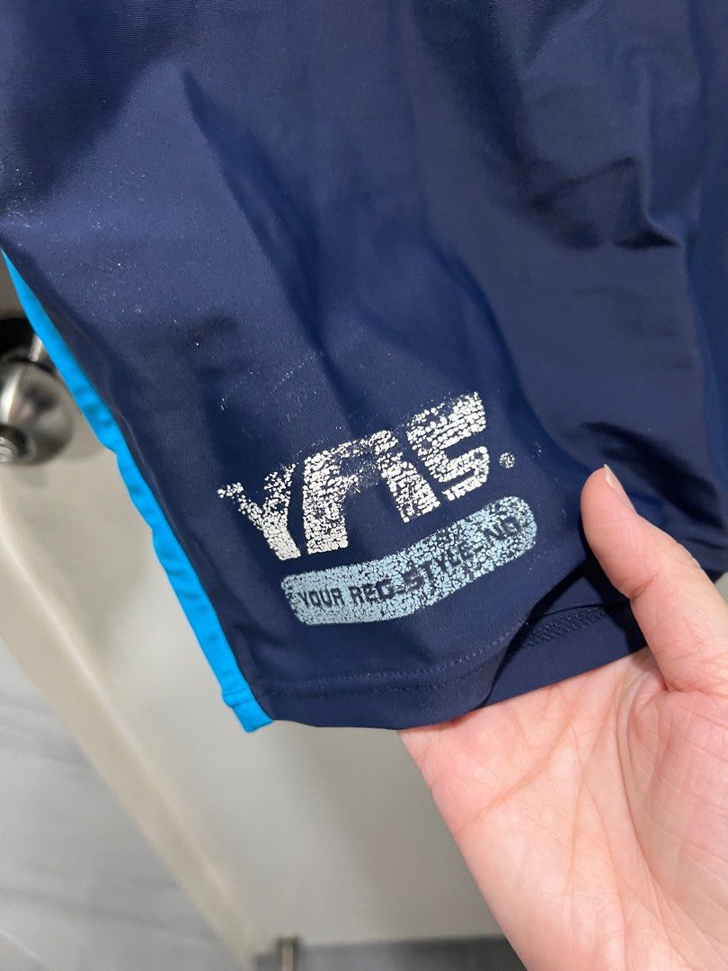 Dark blue rashguard, Women's Fashion, Swimwear, Rash guard on Carousell