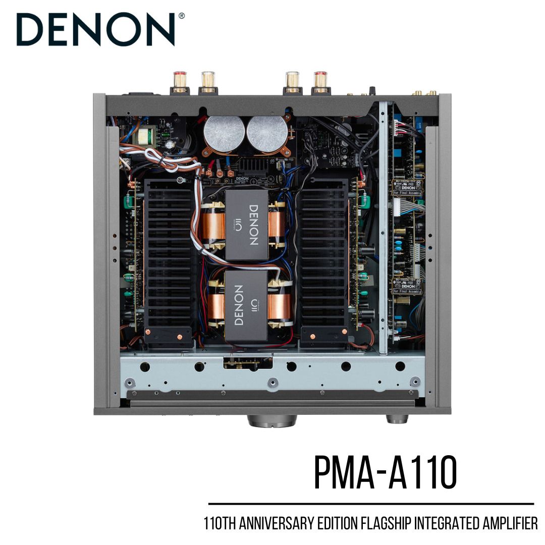Denon PMA-A110 Limited Series 110-Year Anniversary Edition Integrated Amplifier with 160W Per ...