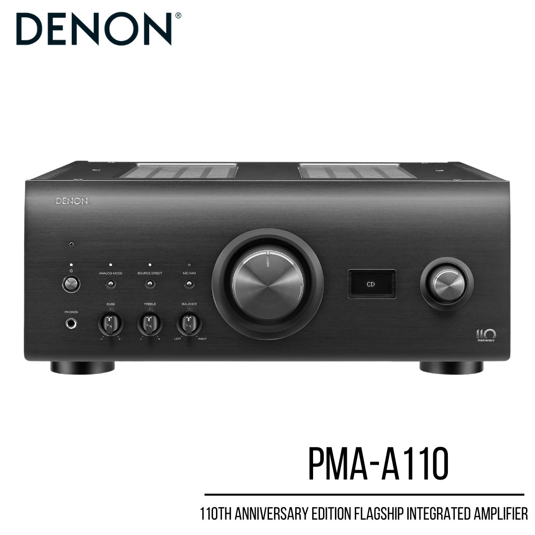 Denon PMA-A110 Limited Series 110-Year Anniversary Edition Integrated Amplifier with 160W Per ...