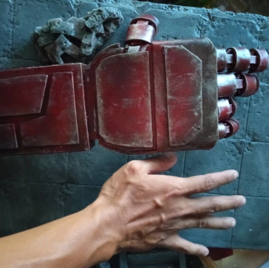 Diorama Robot Hand Marvel Legends SHF Mafex Sentinel Galactus Avengers ...