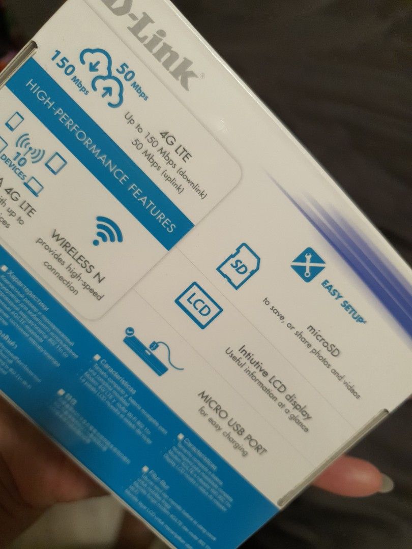 D-Link 4G LTE MOBILE ROUTER, Mobile Phones & Gadgets, Mobile & Gadget ...