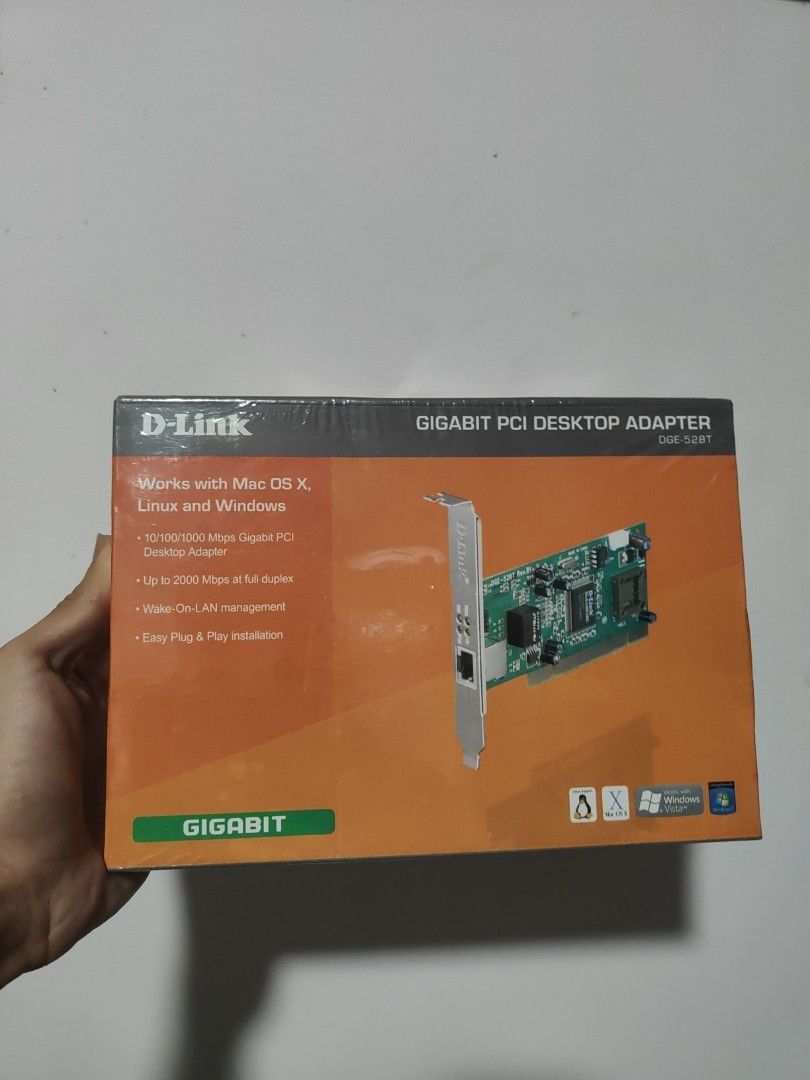 D-Link DGE-528T Gigabit Desktop PCI Network Adapter, Computers & Tech ...