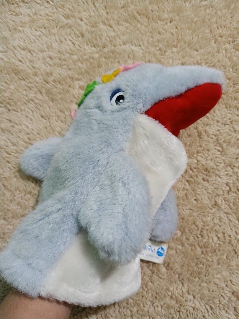 DOLPHIN HAND PUPPET, Hobbies & Toys, Toys & Games on Carousell