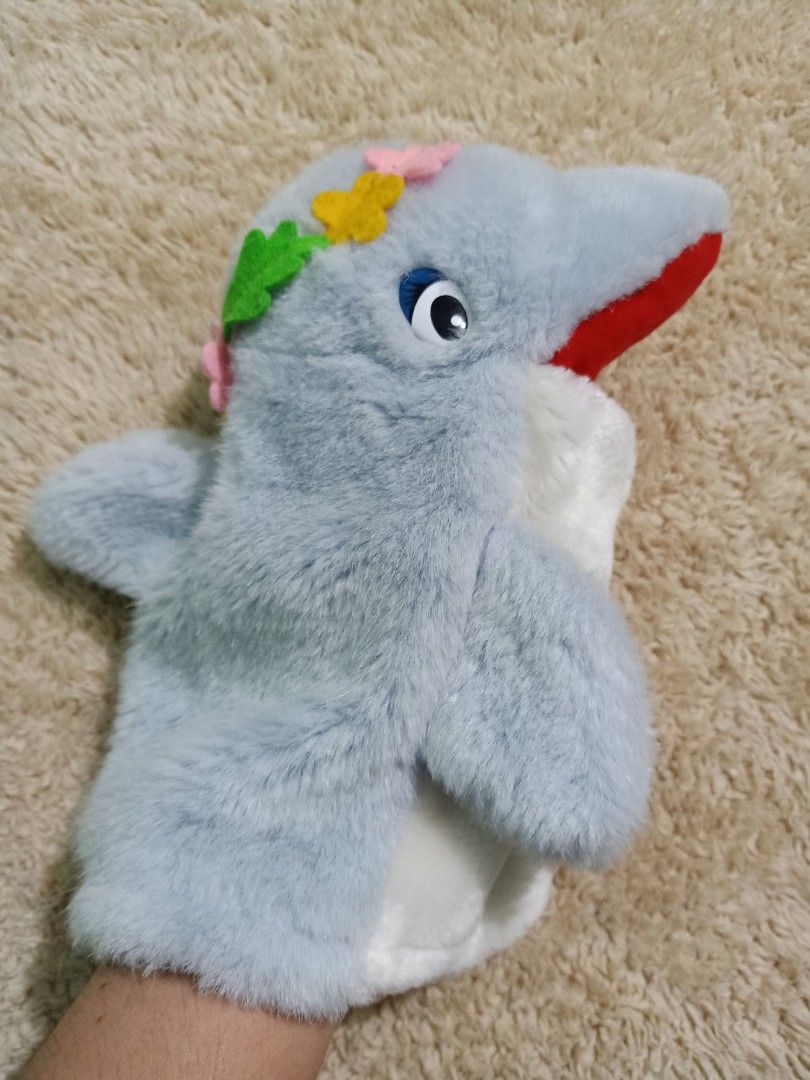 DOLPHIN HAND PUPPET, Hobbies & Toys, Toys & Games on Carousell