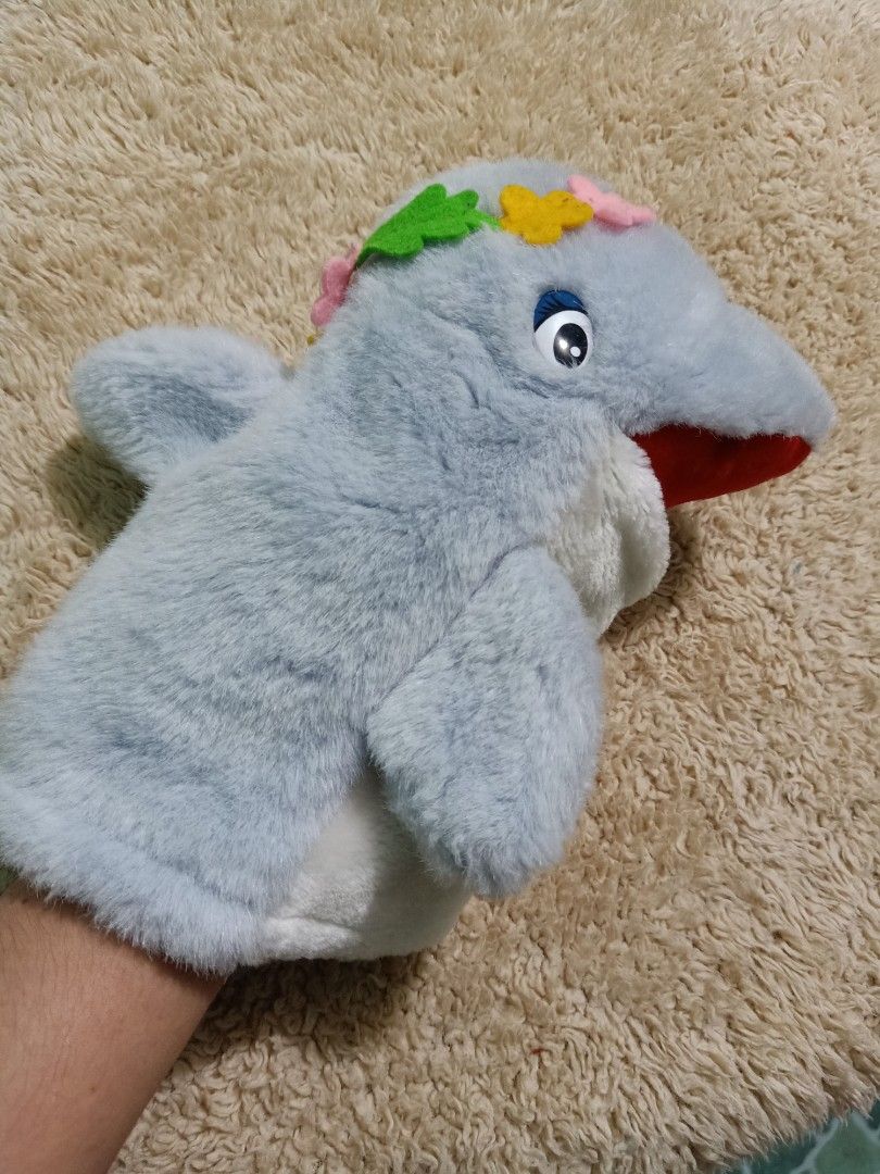 DOLPHIN HAND PUPPET, Hobbies & Toys, Toys & Games on Carousell