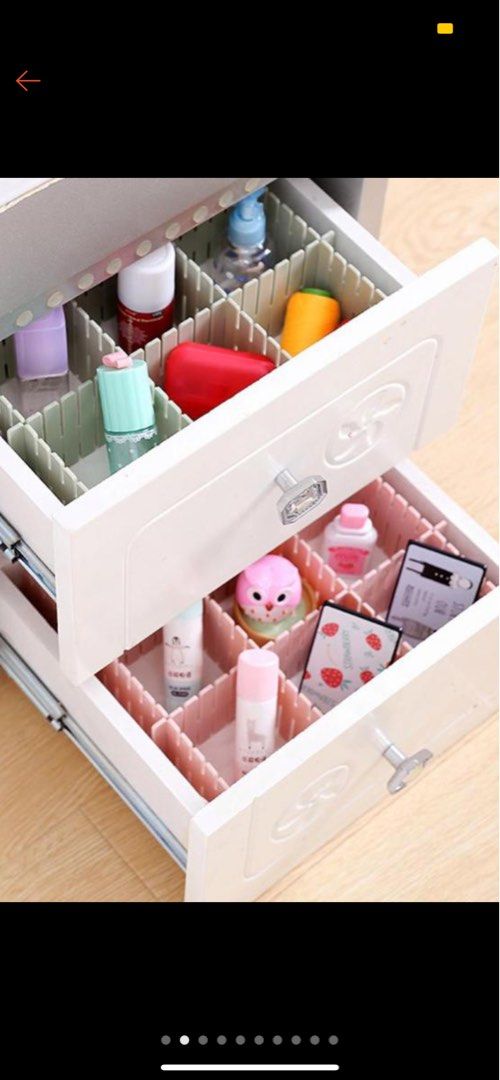 Drawer Divider Plastic Partition, Furniture & Home Living, Home ...