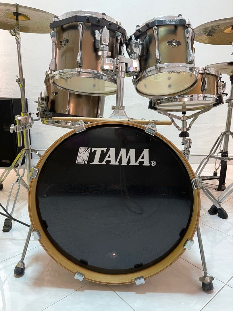 *Price Just Dropped! Chat with me! Vintage TAMA Superstar Full Drum Set with Rare Transparent ...