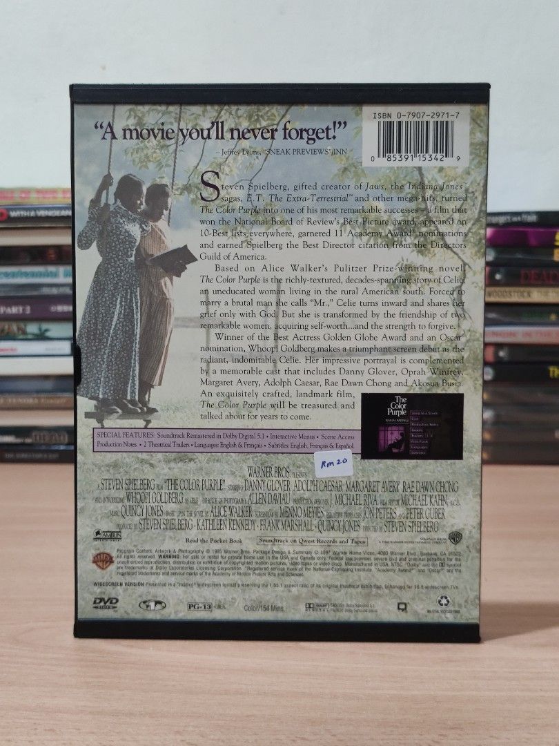 (DVD) The Color Purple, Hobbies & Toys, Music & Media, CDs & DVDs on ...