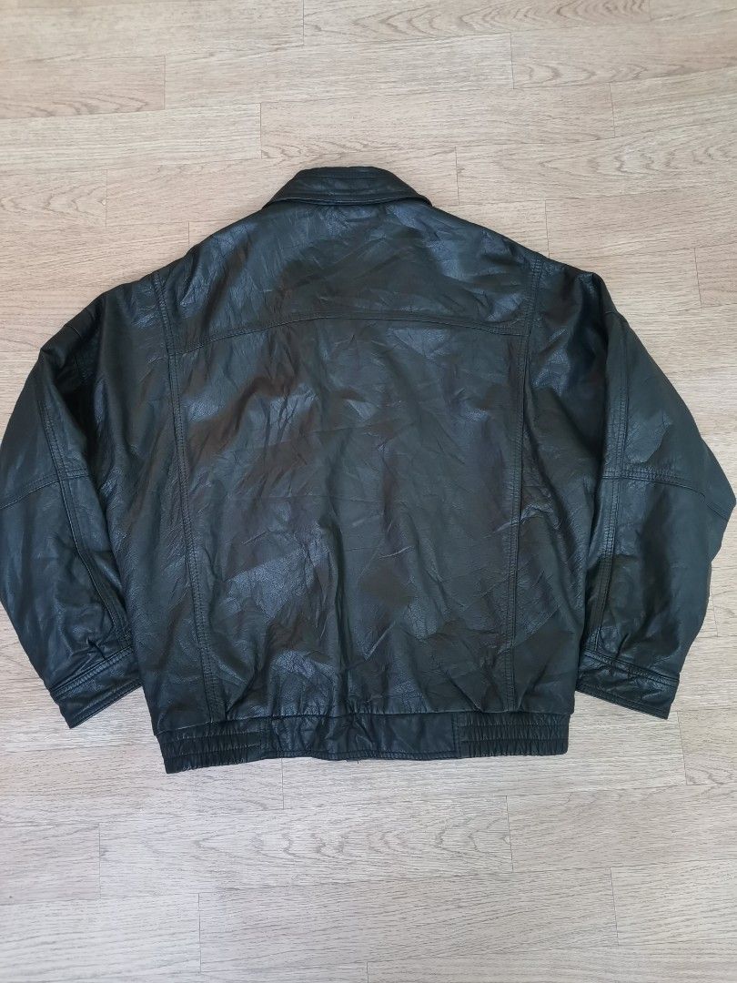 Early 90's Valentino Leather Jacket, Men's Fashion, Coats, Jackets and Outerwear on Carousell